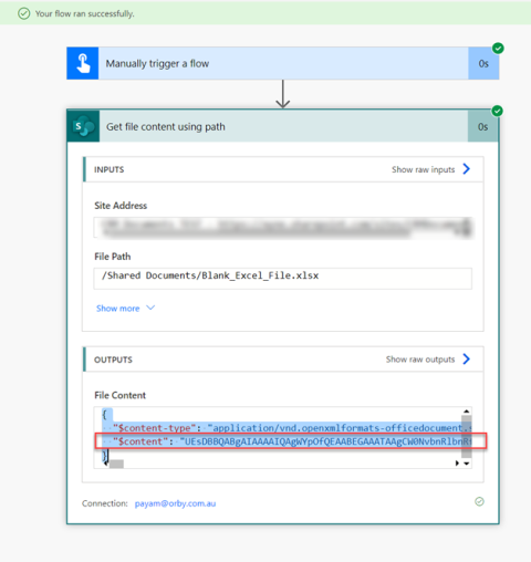 Creating a blank excel file in SharePoint from a Power Automate flow - Orby