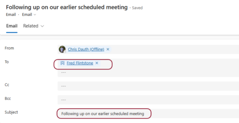 Creating Email Templates that merge with Dynamics 365 - Orby