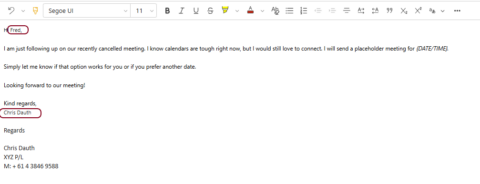Creating Email Templates that merge with Dynamics 365 - Orby