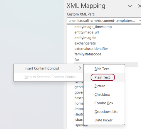 Creating Word Templates that merge with Dynamics 365 - Orby
