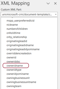 Creating Word Templates that merge with Dynamics 365 - Orby