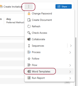 Creating Word Templates that merge with Dynamics 365 - Orby