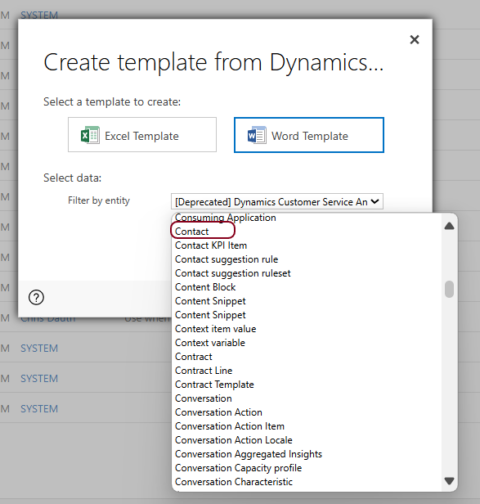 Creating Word Templates that merge with Dynamics 365 - Orby