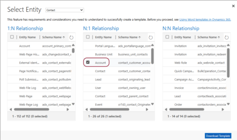 Creating Word Templates that merge with Dynamics 365 - Orby